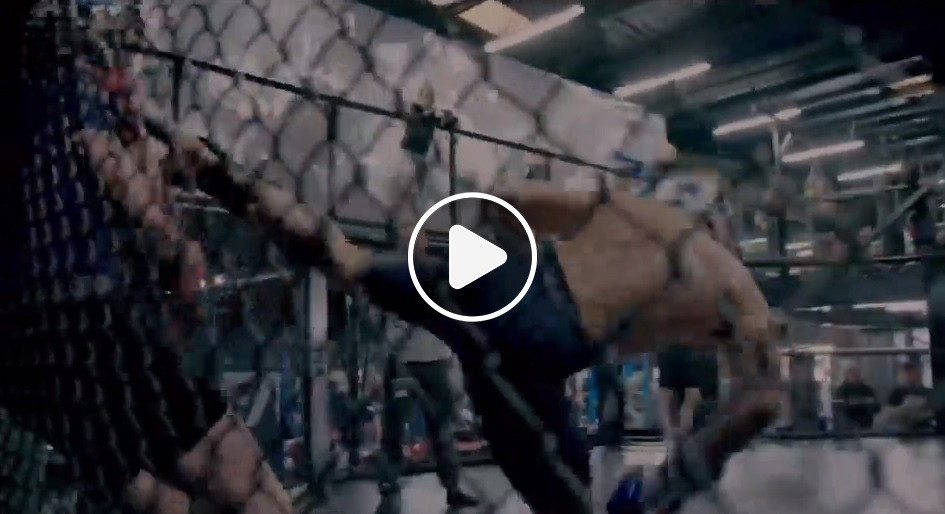 Conor McGregor envoie un superbe combo spinning back kick/flying knee à ...
