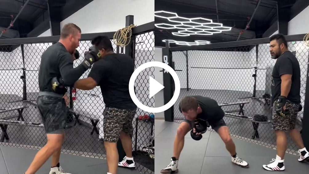 Justin Gaethje prend un énorme KO au corps dans un body shot challenge ...