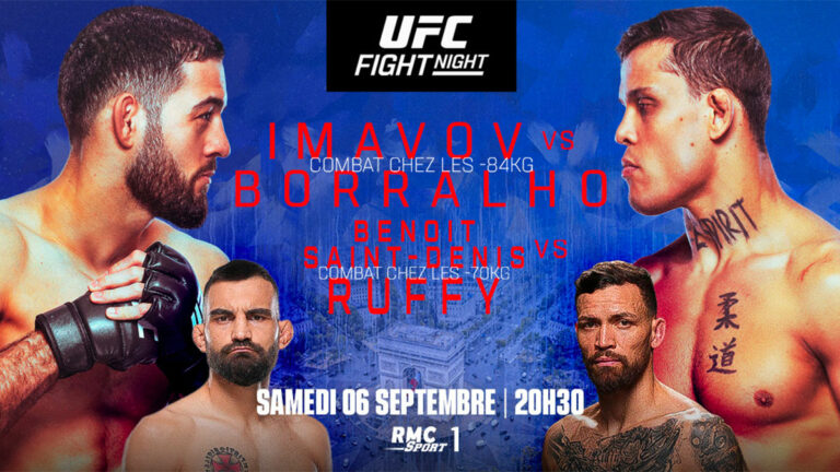 UFC Paris 4 – Imavov vs. Borralho : la carte, les horaires et comment ...